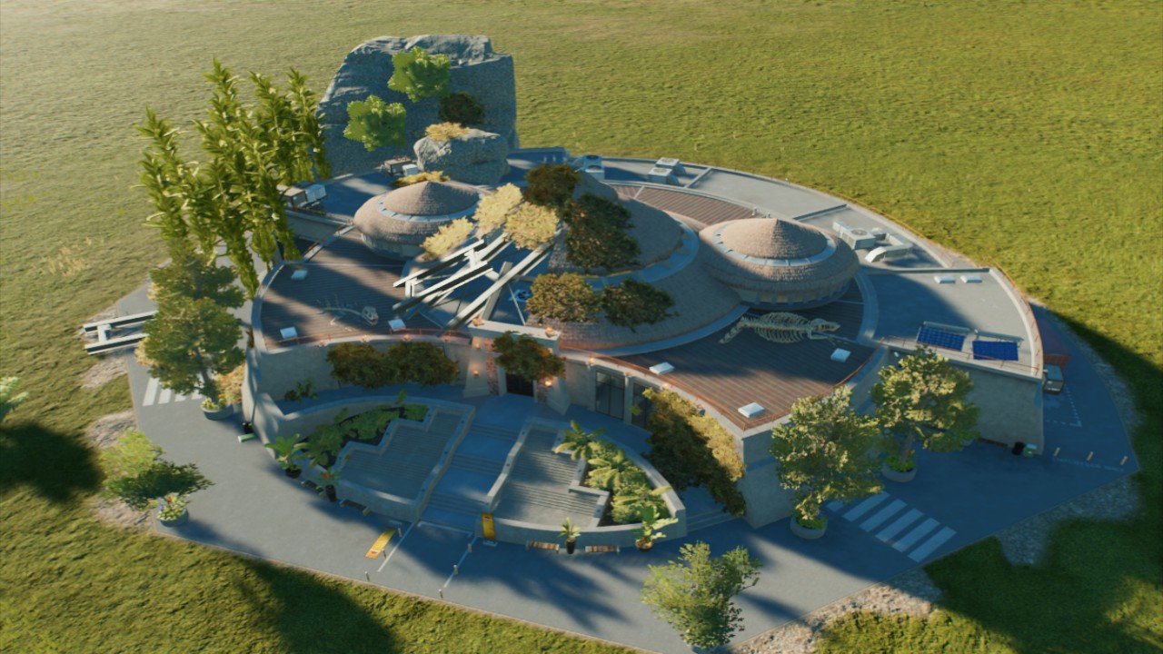 ruined vistor center - Workshop - Jurassic World Evolution 3