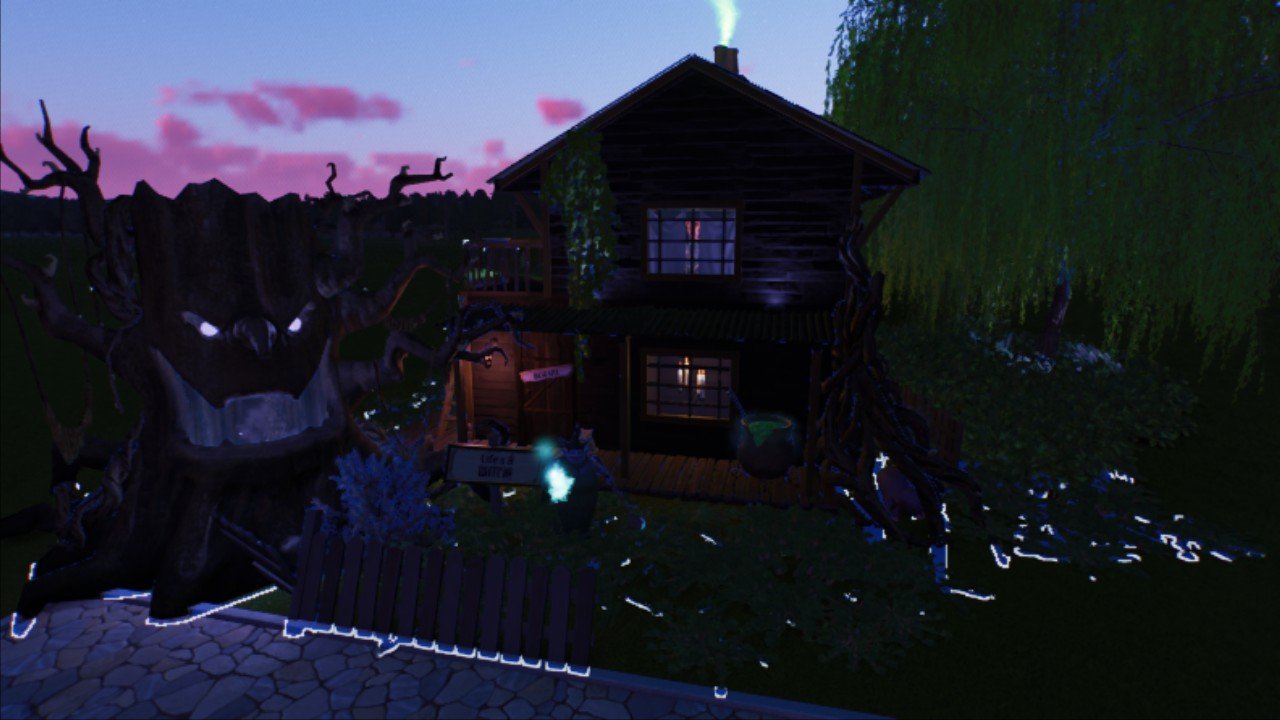 Haunted Halloween Witch's House - Planet Coaster 2 mod - Frontier Workshop