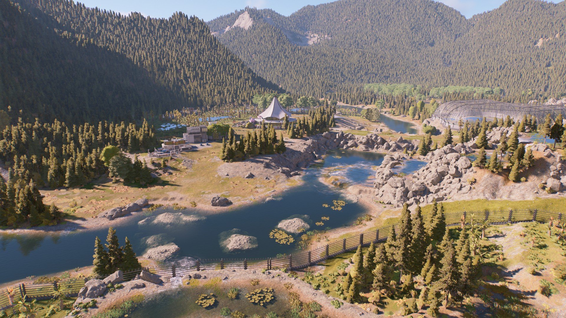 Lockwood Falls - Workshop - Jurassic World Evolution 3