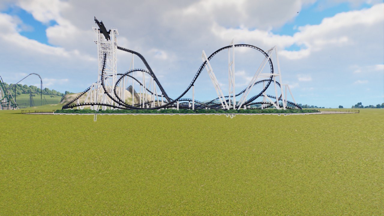 Vekoma tilt coaster concept - Planet Coaster 2 mod - Frontier Workshop