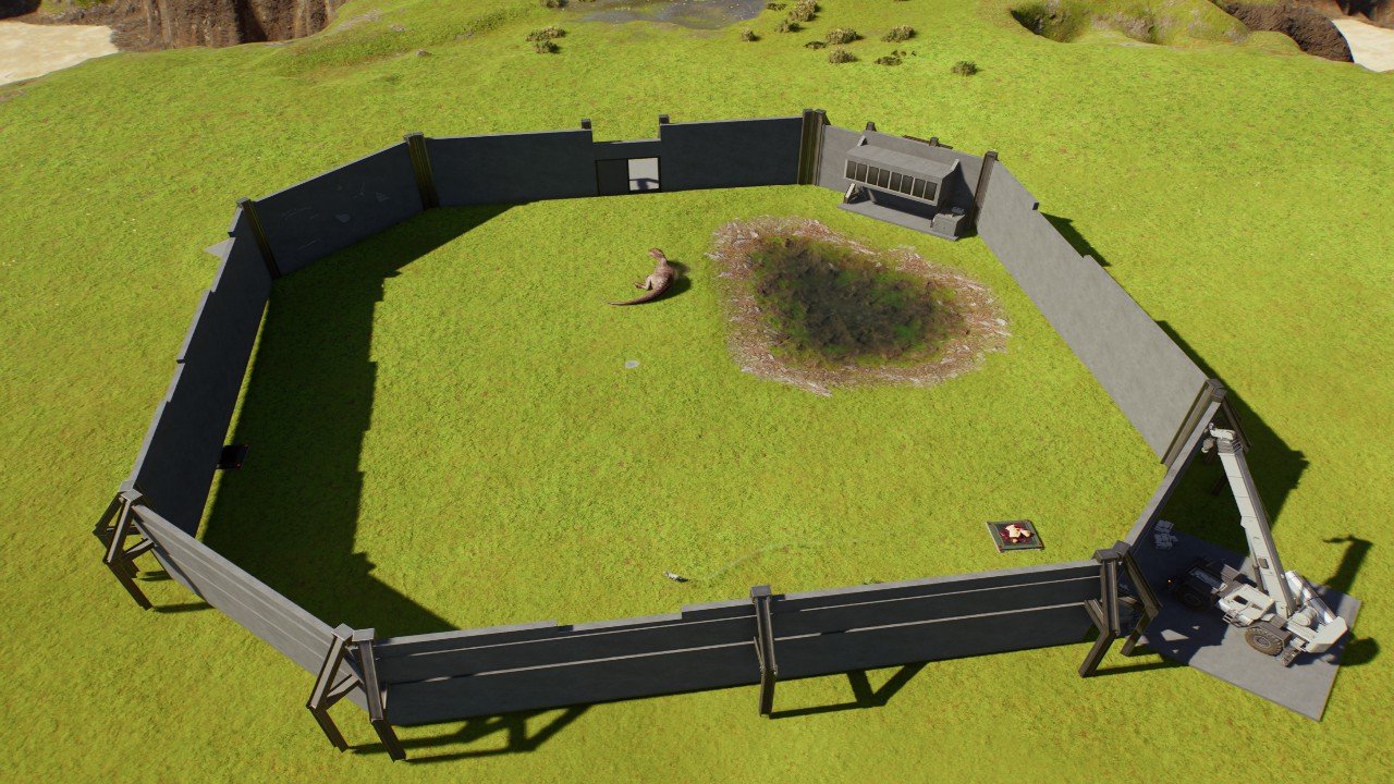 Indominus rex enclosure(with no trees) - Workshop - Jurassic World ...