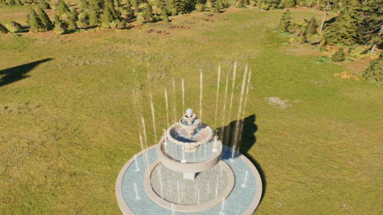 Deluxe fountain - Workshop - Jurassic World Evolution 3