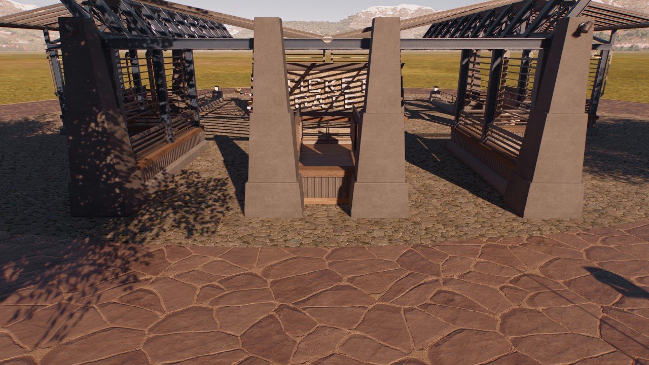 Ticket gate - Workshop - Jurassic World Evolution 3