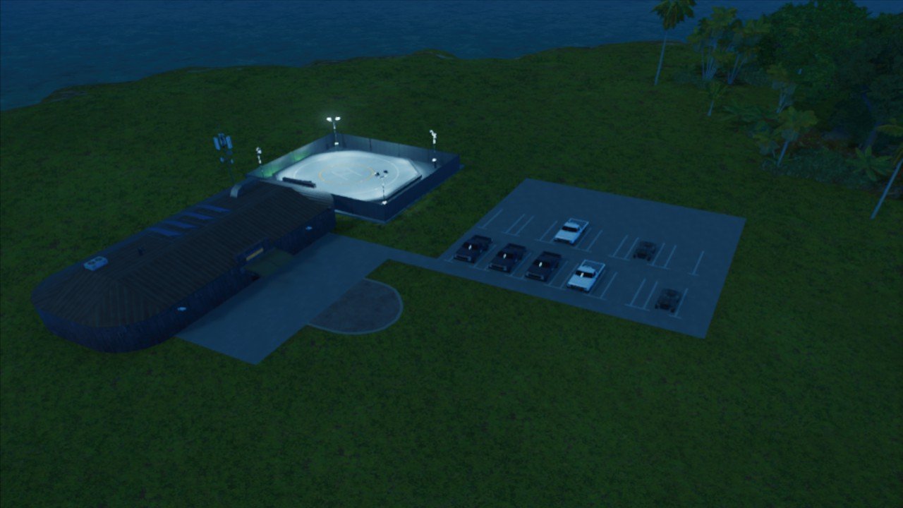 Facility Arrival Point - Workshop - Jurassic World Evolution 3