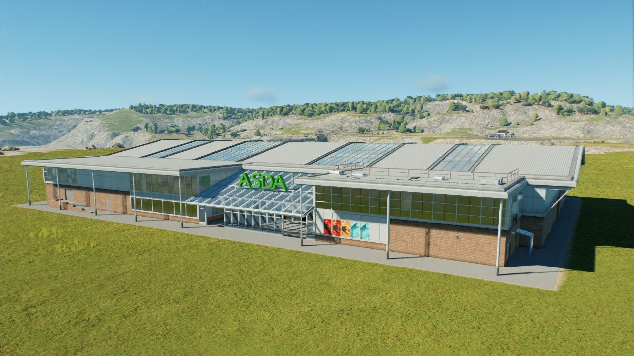 Asda Superstore Large Amenity - Jurassic World Evolution 3 creation ...