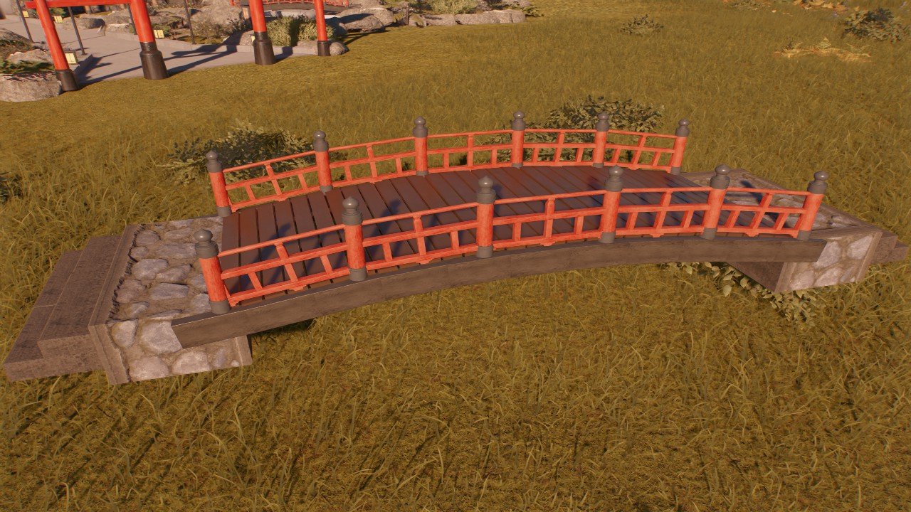 Japanese Garden Bridge - Workshop - Jurassic World Evolution 3