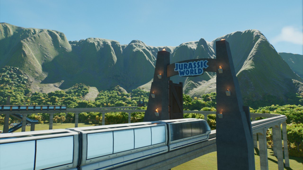 Jurassic World Gate (Open) - Workshop - Jurassic World Evolution 3