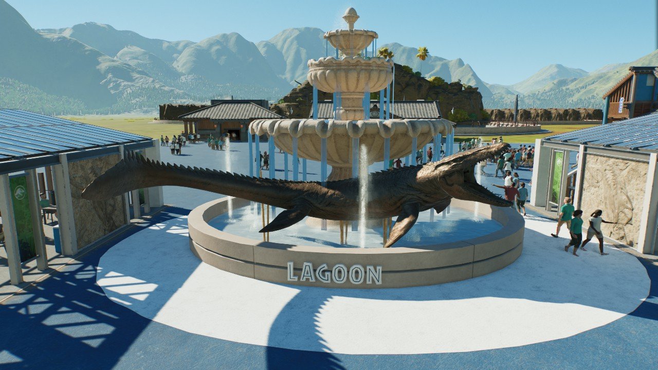 MOSASAURUS STATUE - Jurassic World Evolution 3 mod - Frontier Workshop