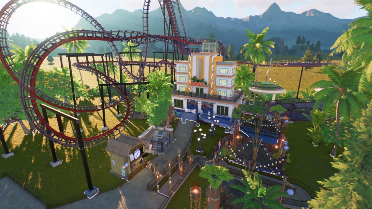 XDimension Resort - Planet Coaster 2 mod - Frontier Workshop