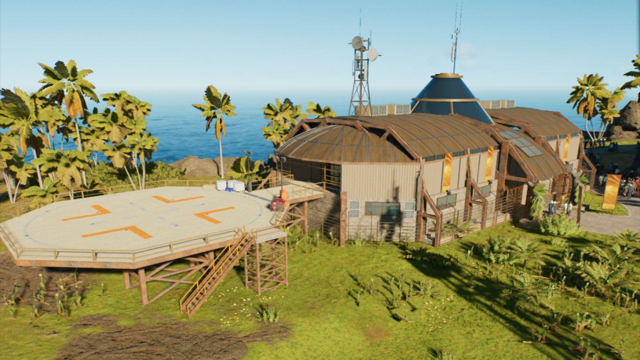 Semiabandoned arrival point - Workshop - Jurassic World Evolution 3