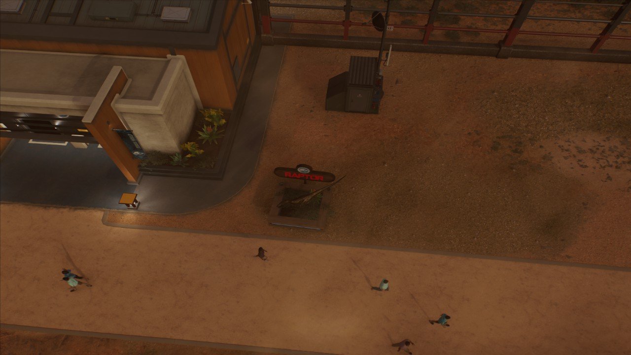 Raptor Sign 001 - Workshop - Jurassic World Evolution 3