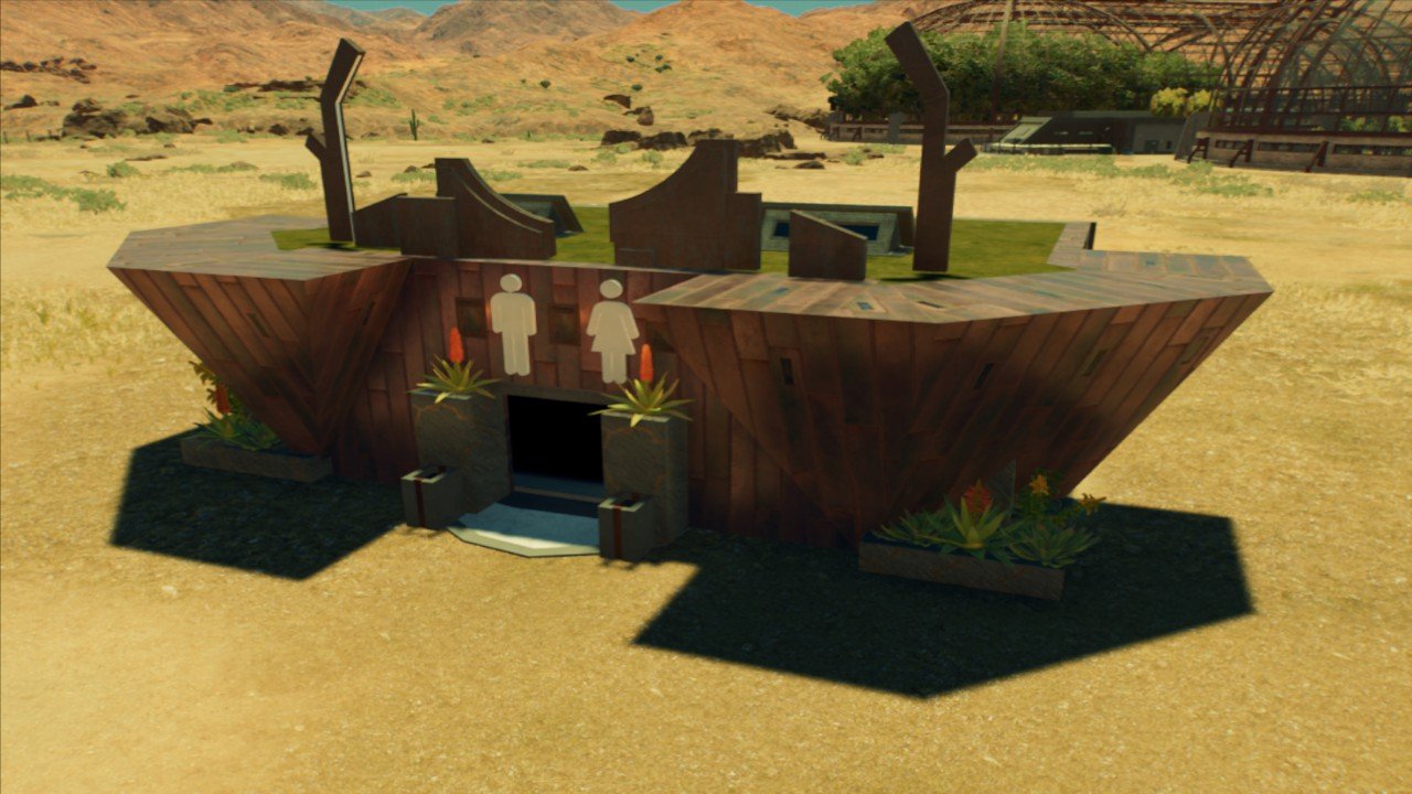 Copper Toilet 1 - Workshop - Jurassic World Evolution 3