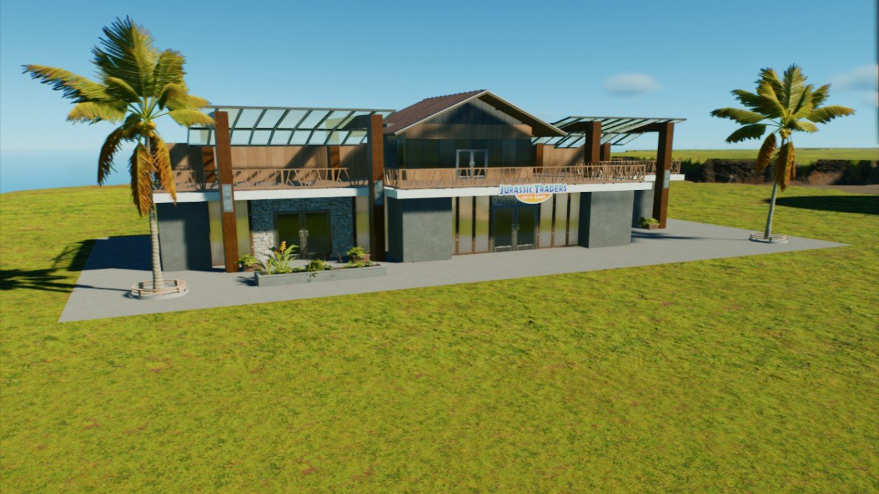 Medium Shopping Amenity - Workshop - Jurassic World Evolution 3