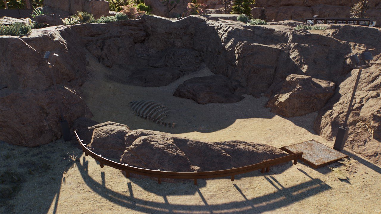 Spinosaurus skeleton dig site - 창작마당 - 쥬라기 월드 에볼루션 3