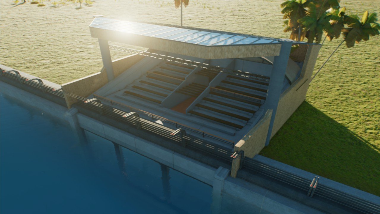 Hawaiian Lagoon Viewing Gallery - Workshop - Jurassic World Evolution 3