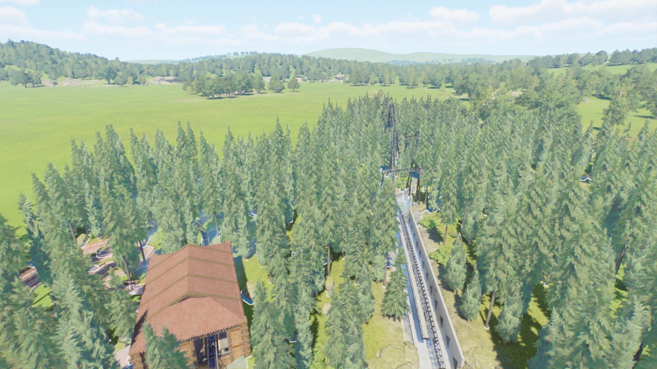 Forest coaster - Planet Coaster 2 mod - Frontier Workshop