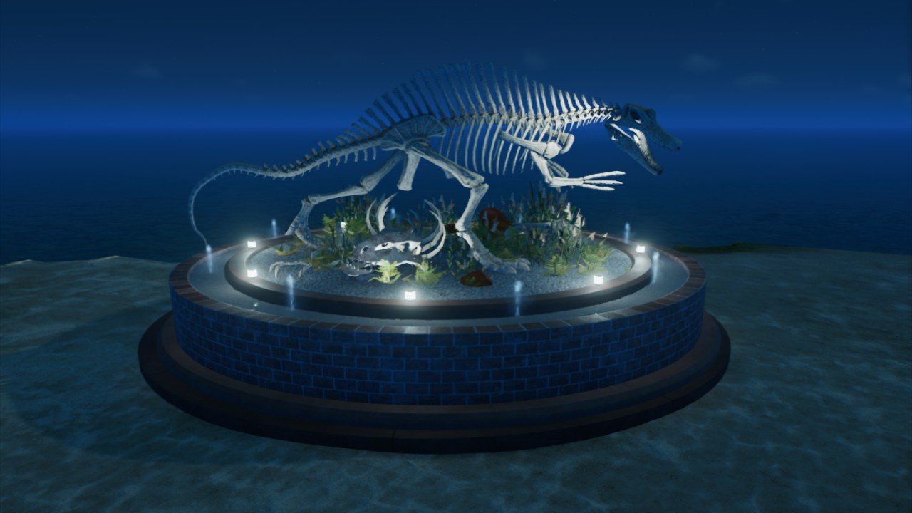 Spino Bone Statue/Planter - Workshop - Jurassic World Evolution 3