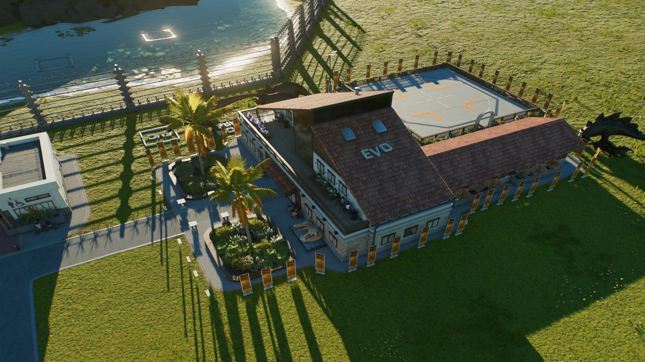 Arrival Point With Evolution Square Logo, Statue's and Banner's ...