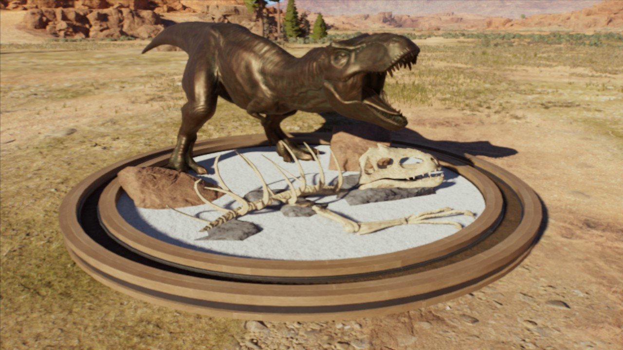 T-Rex statue - Workshop - Jurassic World Evolution 3