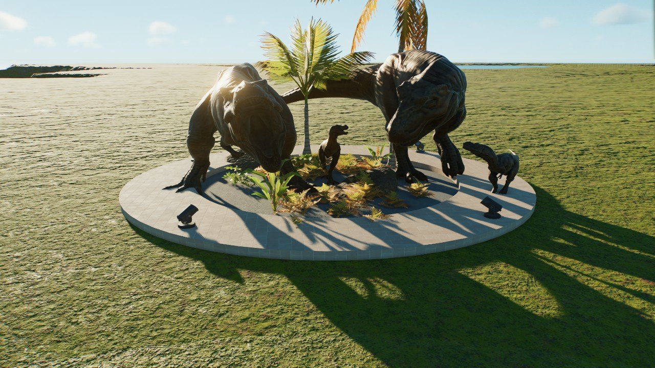 Rex Family Monument - Workshop - Jurassic World Evolution 3
