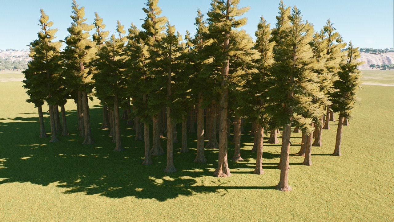 redwood forest (100 trees) - Workshop - Jurassic World Evolution 3