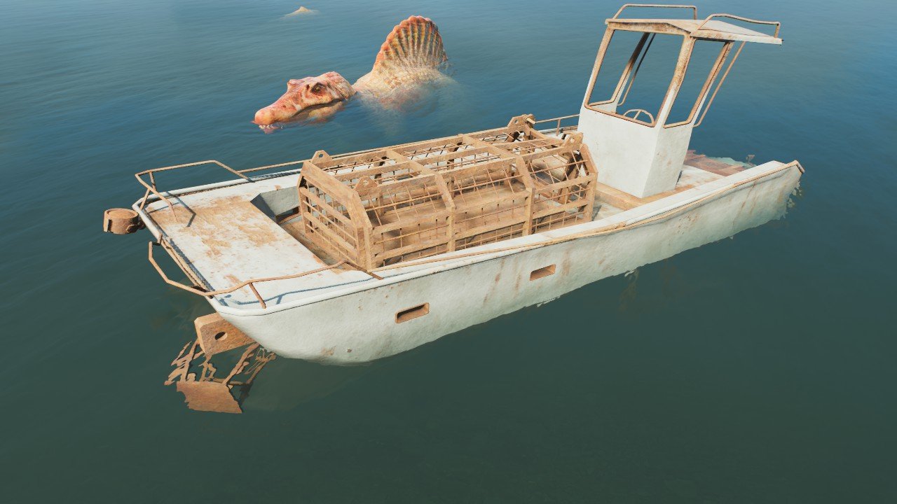 JP3 Boat & Cage - Workshop - Jurassic World Evolution 3