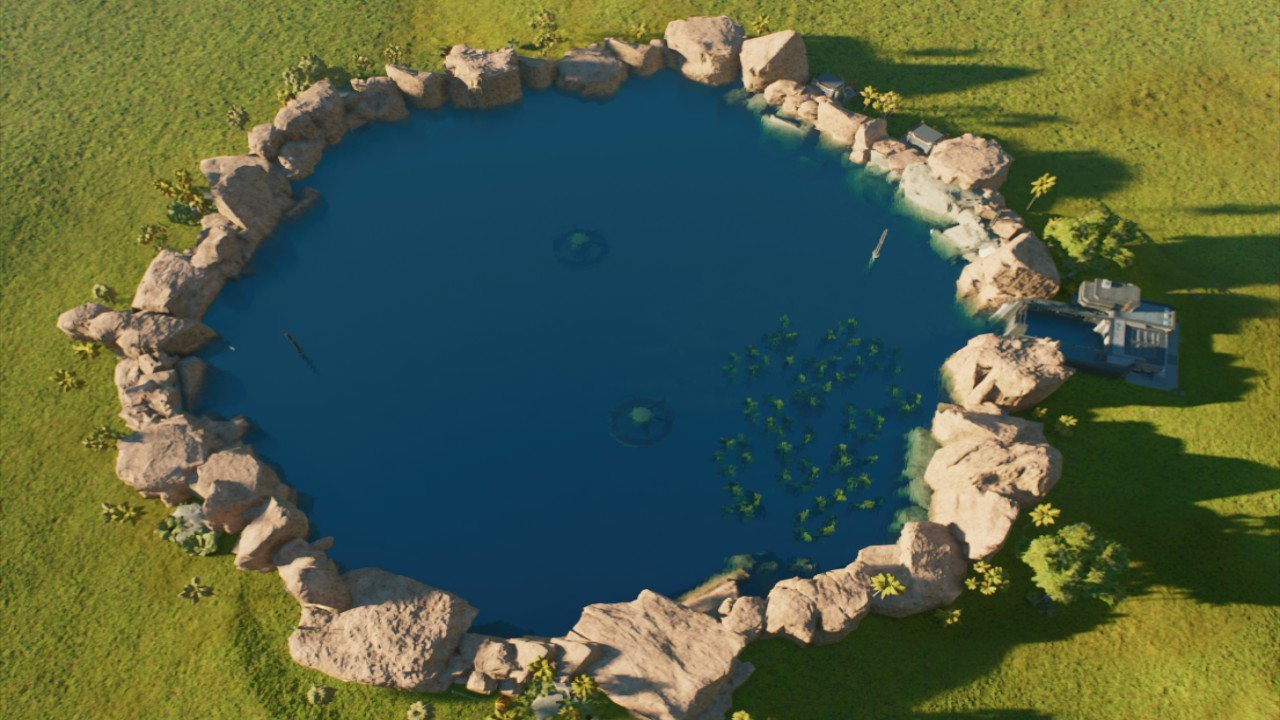 Natural Lagoon - Workshop - Jurassic World Evolution 3