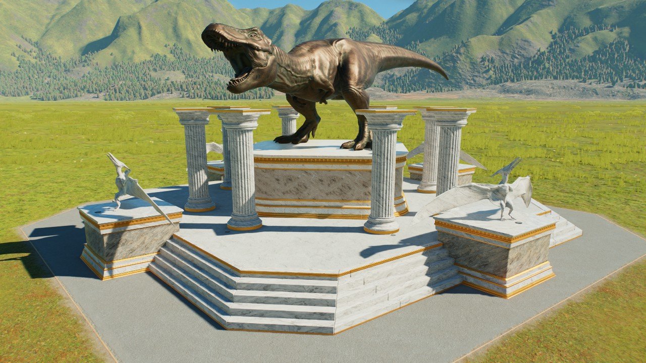 Tyrant King Statue - Workshop - Jurassic World Evolution 3