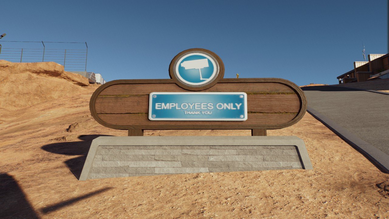 Employees Only Sign - ワークショップ - ジュラシック・ワールド・エボリューション 3