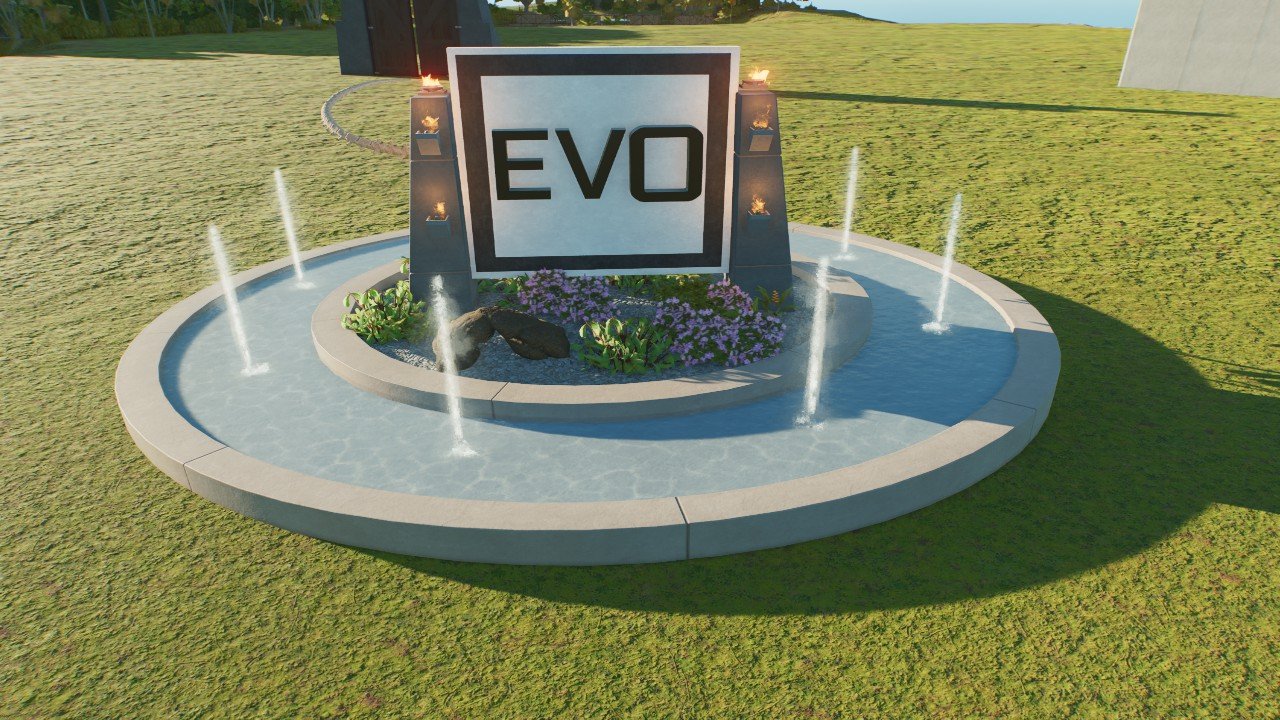 Evolution Square Fountain - Workshop - Jurassic World Evolution 3