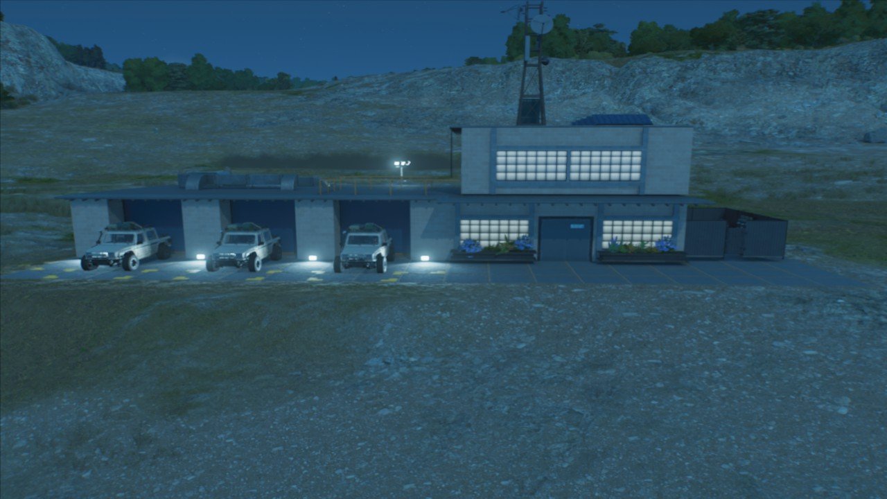 Modern-industrial Ranger Station - Workshop - Jurassic World Evolution 3