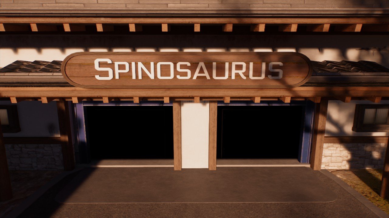 Spinosaurus sign - Workshop - Jurassic World Evolution 3