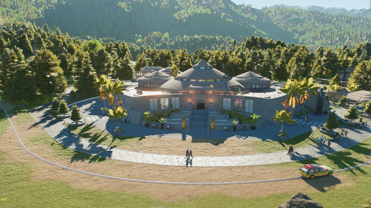 Visitor Center under construction - Workshop - Jurassic World Evolution 3