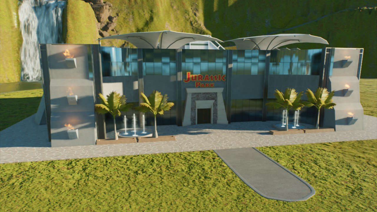 Jurassic Park Novel Visitor Center - Workshop - Jurassic World Evolution 3