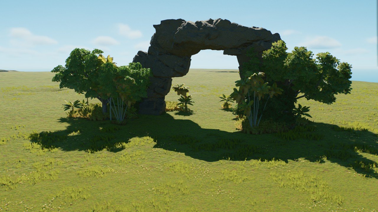 Stone arch (MEDIUM) - Workshop - Jurassic World Evolution 3