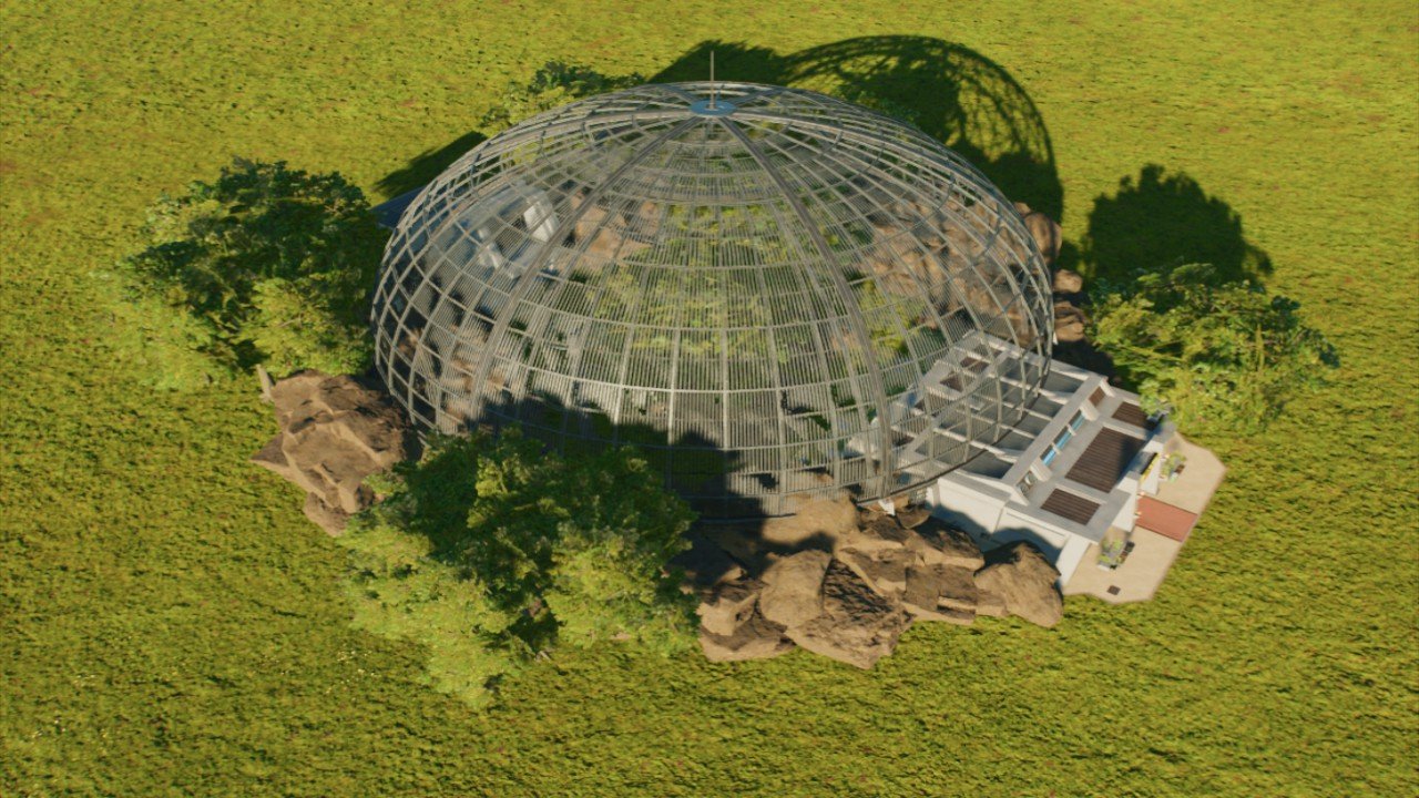 Aviary Jurrasic park style with interior - Workshop - Jurassic World ...