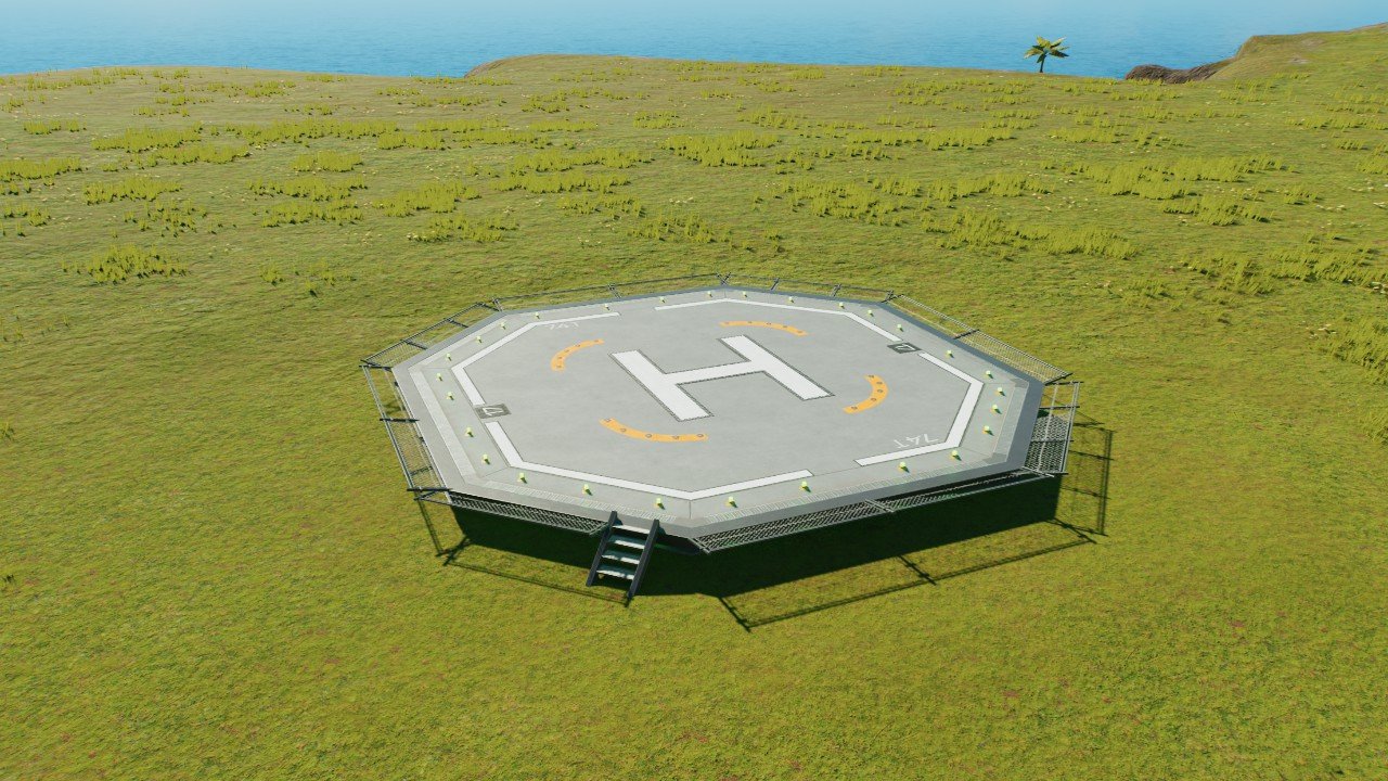 Realistic Helipad - Workshop - Jurassic World Evolution 3