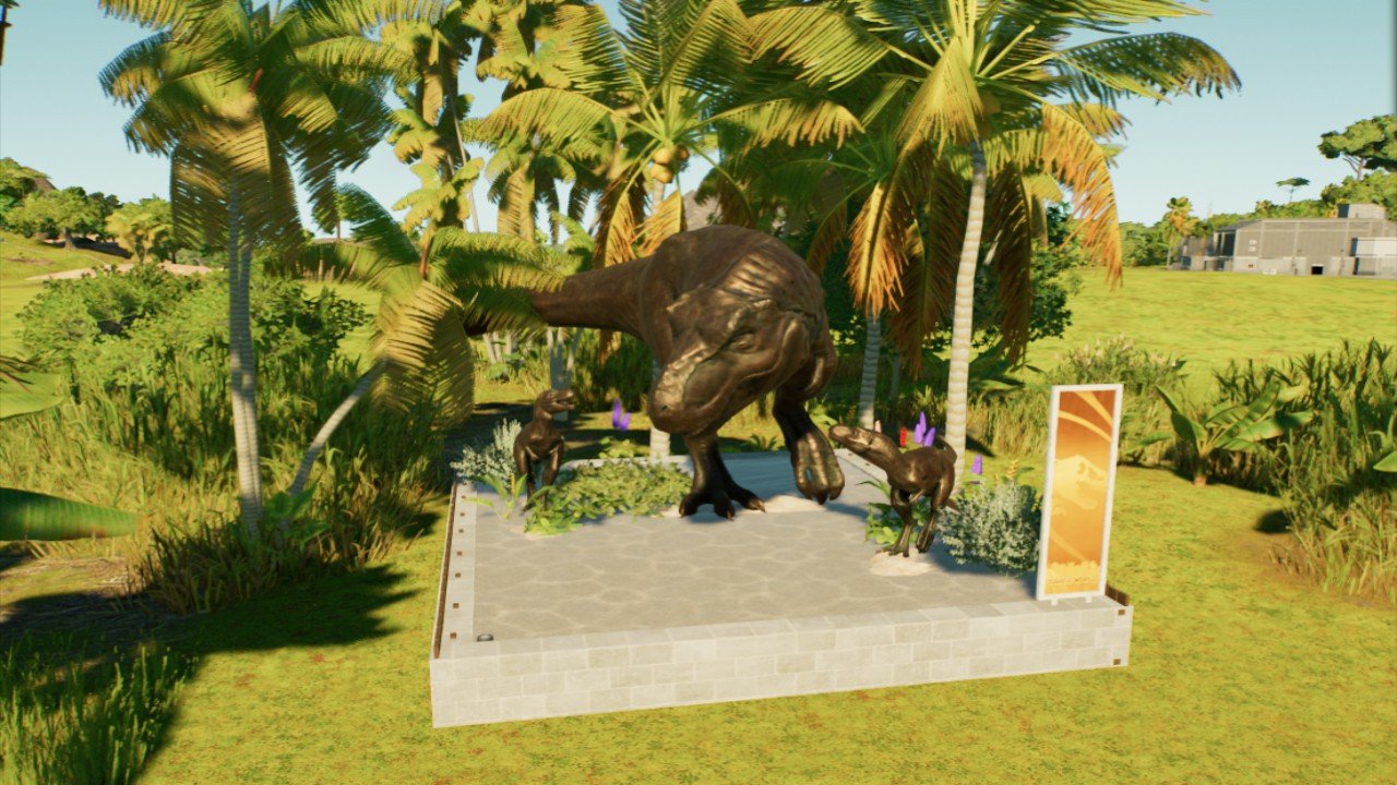 T-rex Family Stand - Workshop - Jurassic World Evolution 3