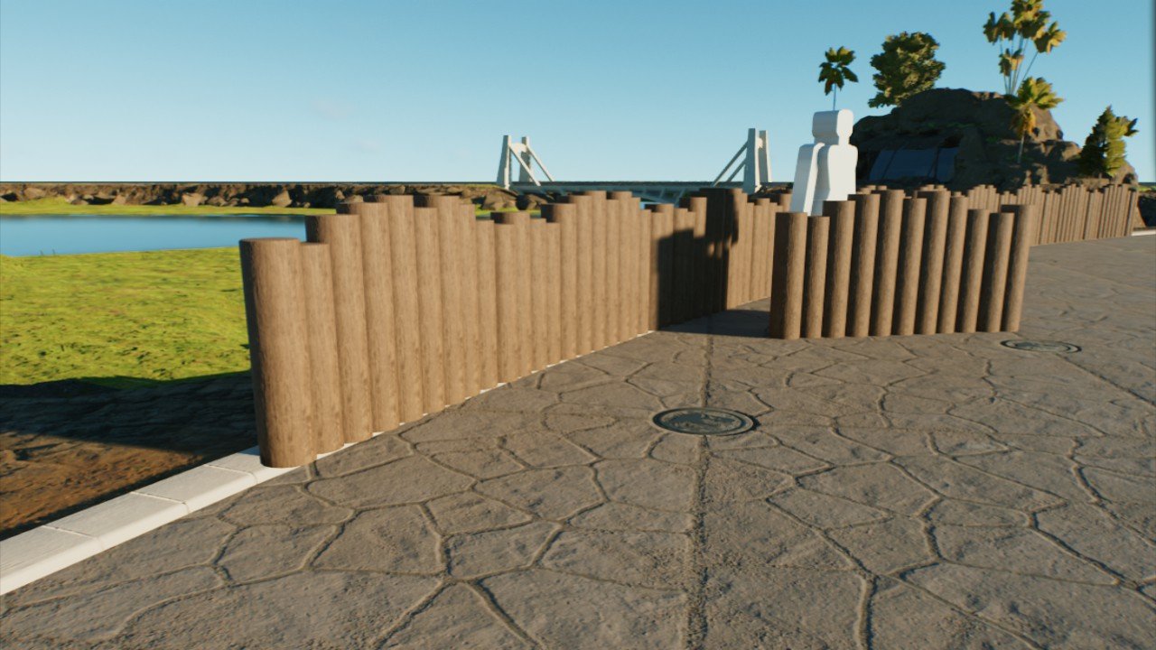 low log fence - Workshop - Jurassic World Evolution 3