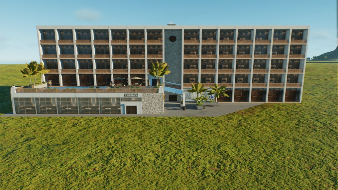 Jurassic Park hotel with pool & restaurant - Workshop - Jurassic World ...