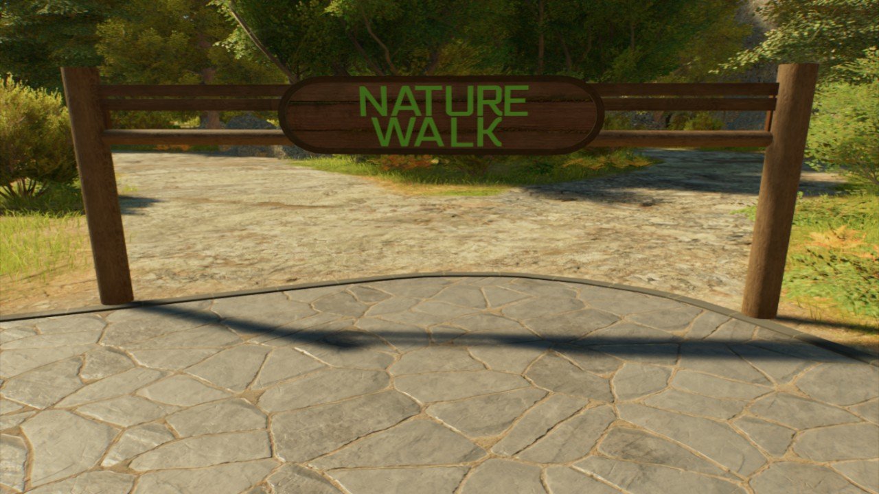NATURE WALK SIGN - Workshop - Jurassic World Evolution 3