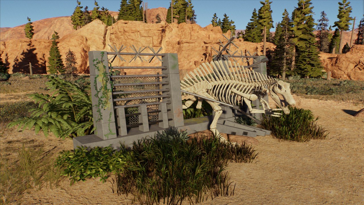 JP3 Spinosaurus Fence - Workshop - Jurassic World Evolution 3