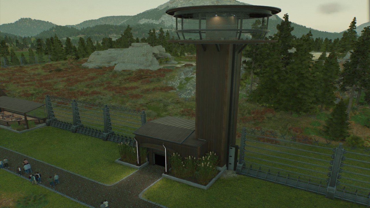 Wood X Copper Viewing platform (Tall Round) - Workshop - Jurassic World ...