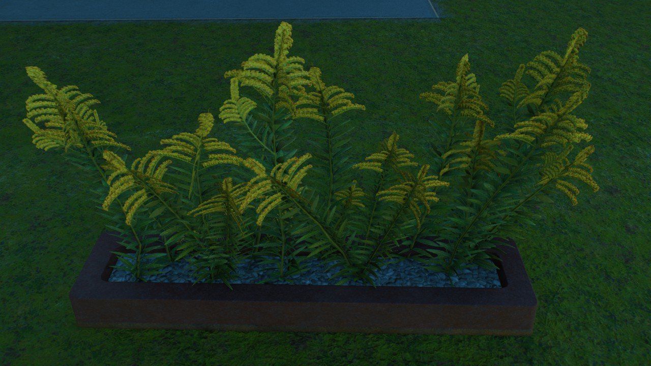 Chukrum Small Slim Planter Goldrod - Jurassic World Evolution 3 mod ...