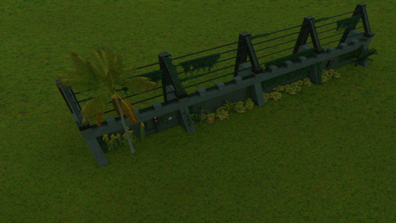 Over Grown Jurassic Park Perimiter Fence - Workshop - Jurassic World ...