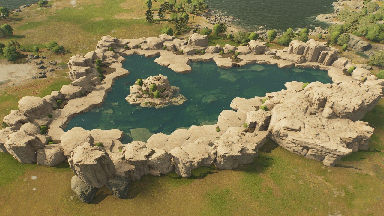 Natural shallow lagoon - Workshop - Jurassic World Evolution 3