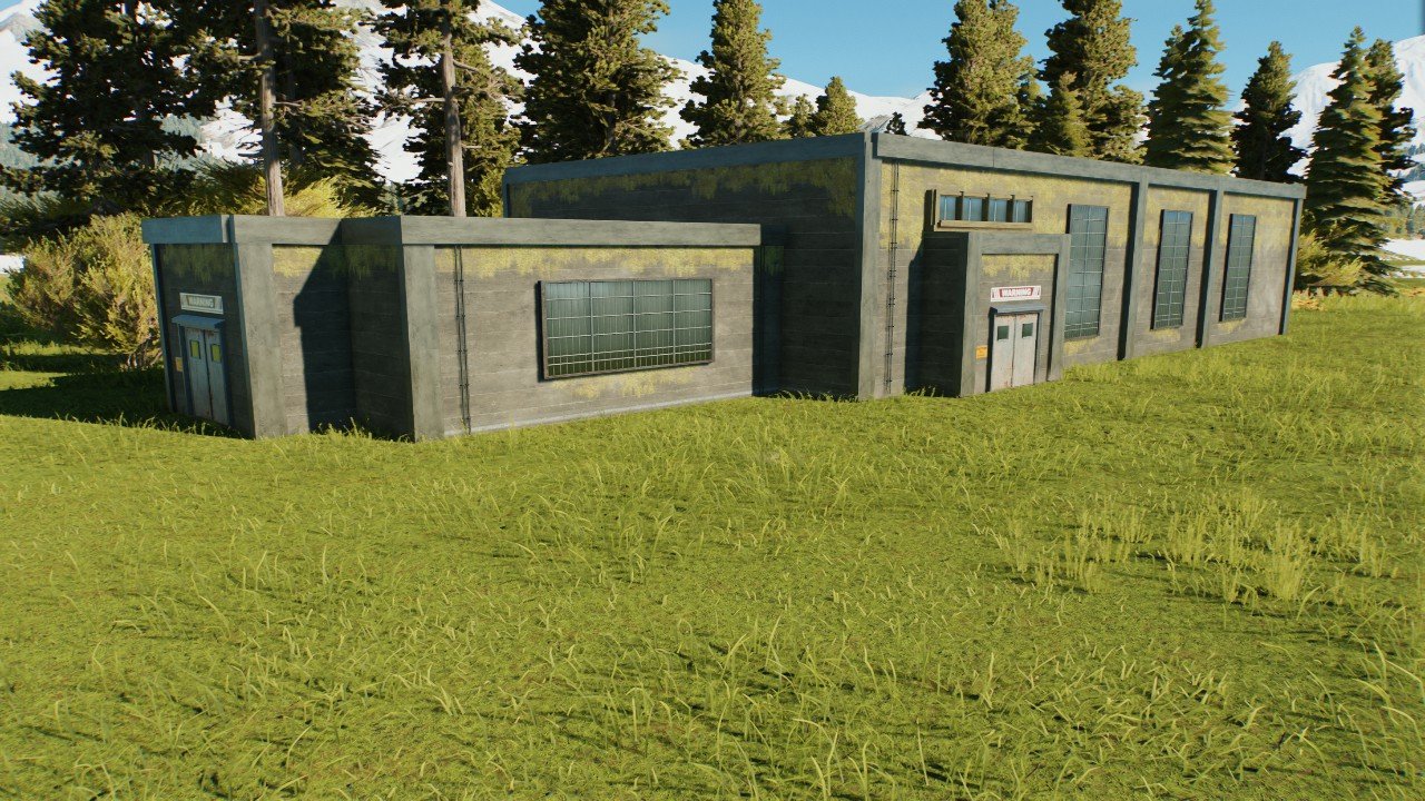 Abandoned Building 1 - Jurassic World Evolution 3 mod - Frontier Workshop