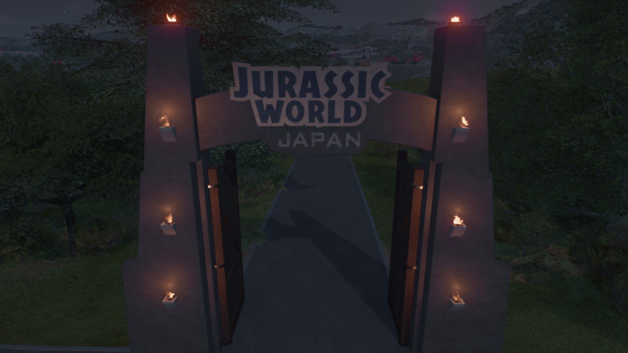 Jurassic World Japan Sign - Workshop - Jurassic World Evolution 3