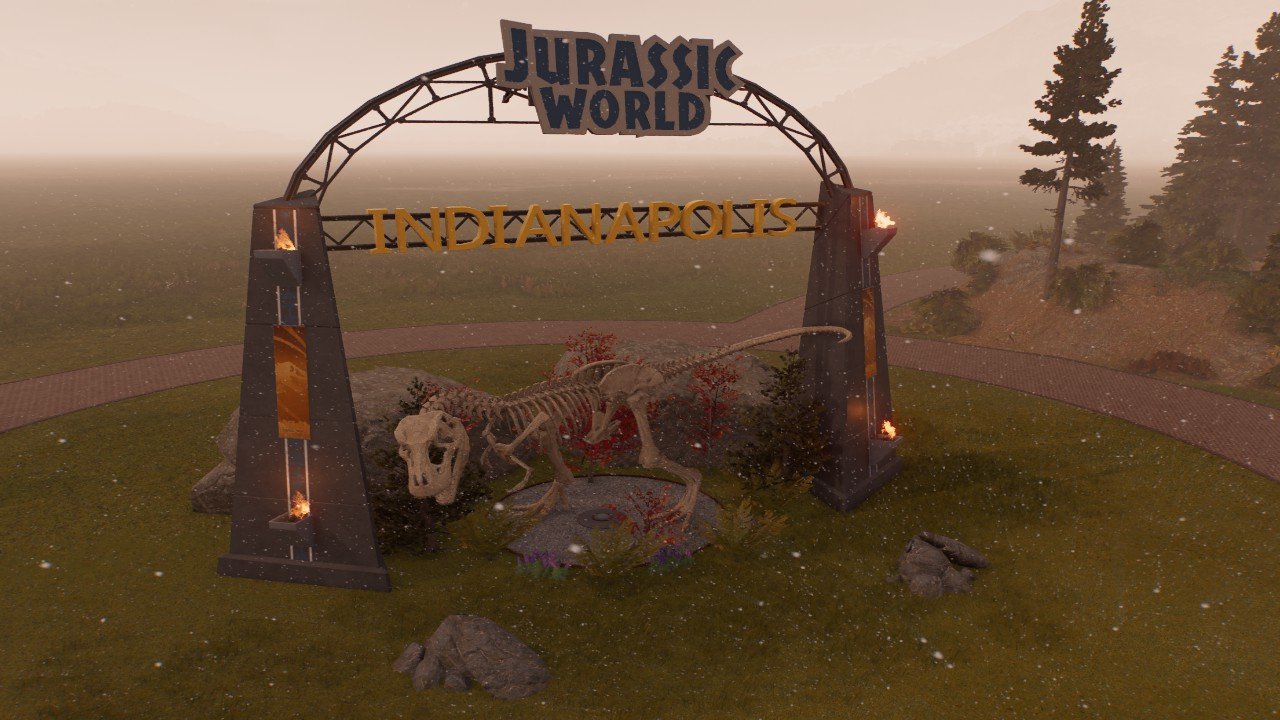 JW Custom City Gate - Workshop - Jurassic World Evolution 3