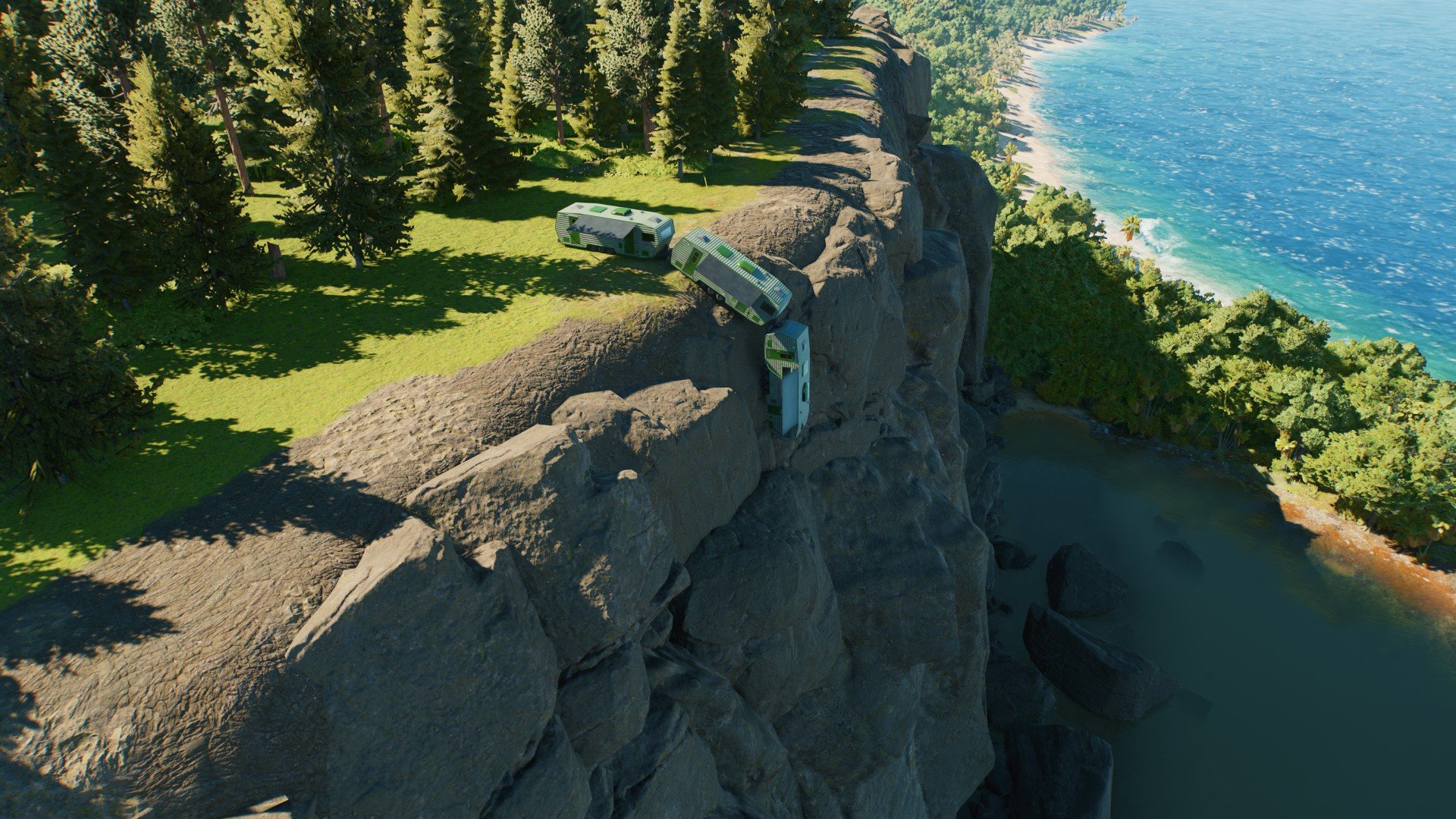 RV cliff scene JP lost World - Jurassic World Evolution 3 mod ...